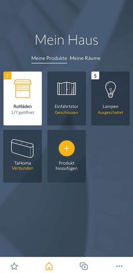 Neue TaHoma App von Somfy downloaden